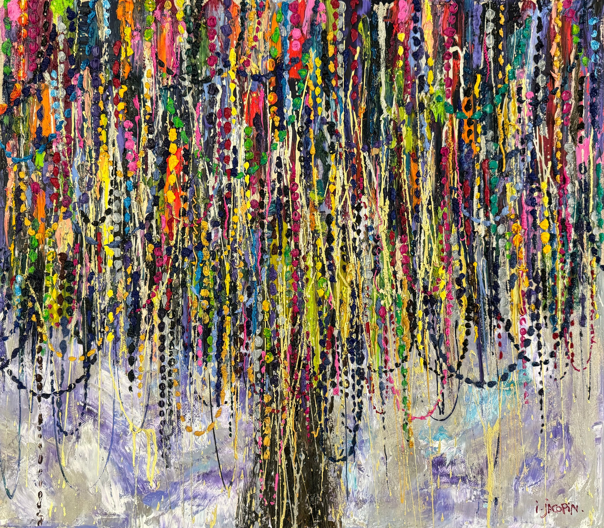 Mardi Gras Trees & Fleurs de Lys | Isabelle Jacopin Gallery